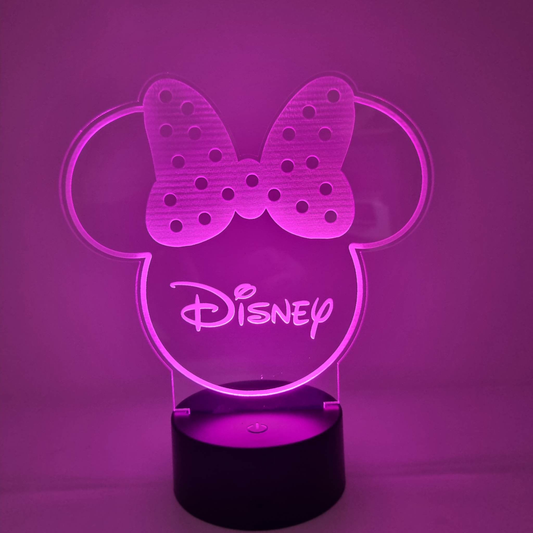 Personalised Minnie Mouse Light | The Laser Shark Shop