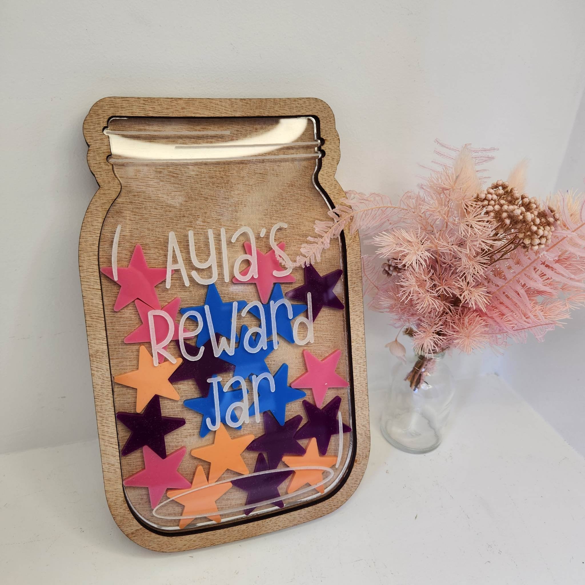 Personalised Rewards Jars with Stars | The Laser Shark Shop | The Laser ...