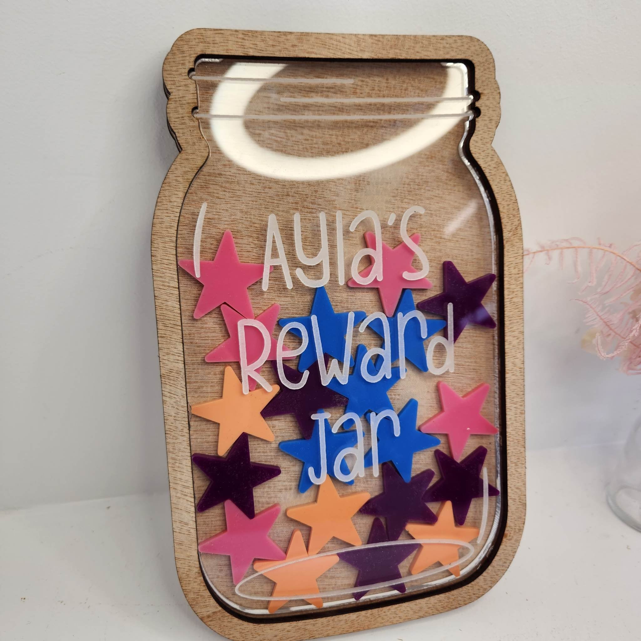 Personalised Rewards Jars with Stars | The Laser Shark Shop | The Laser ...