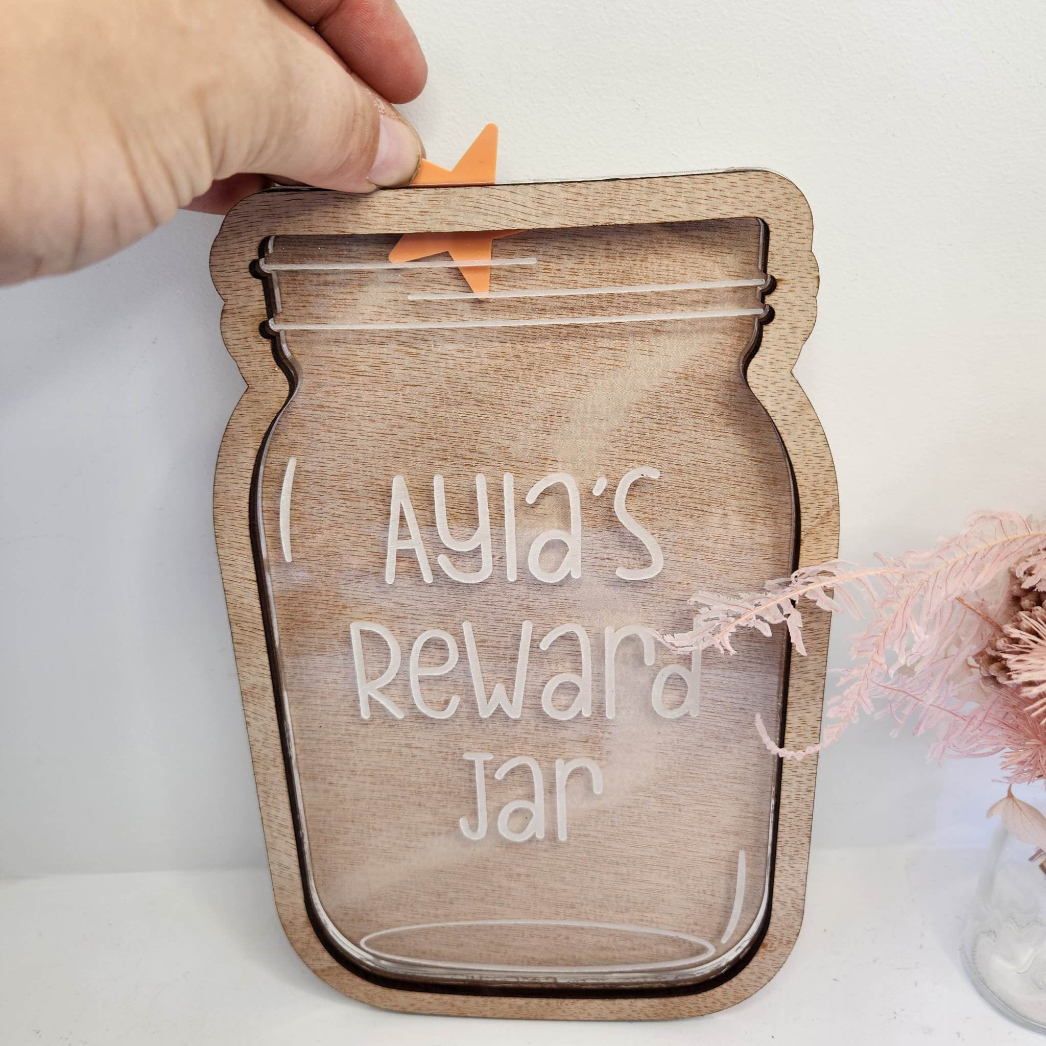 Personalised Rewards Jars with Stars | The Laser Shark Shop | The Laser ...